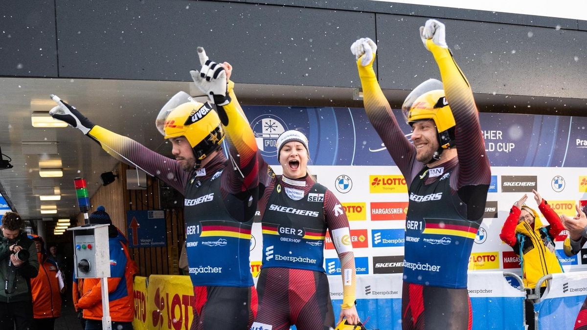 Thüringer Rennrodler Max Langenhan vor Gesamtweltcup-Sieg