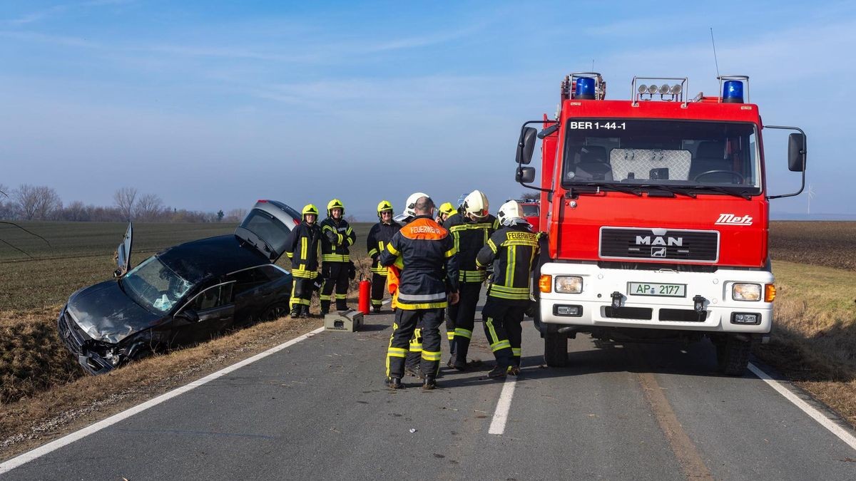 Rettungshubschrauber-Einsatz nach Unfall im Weimarer Land