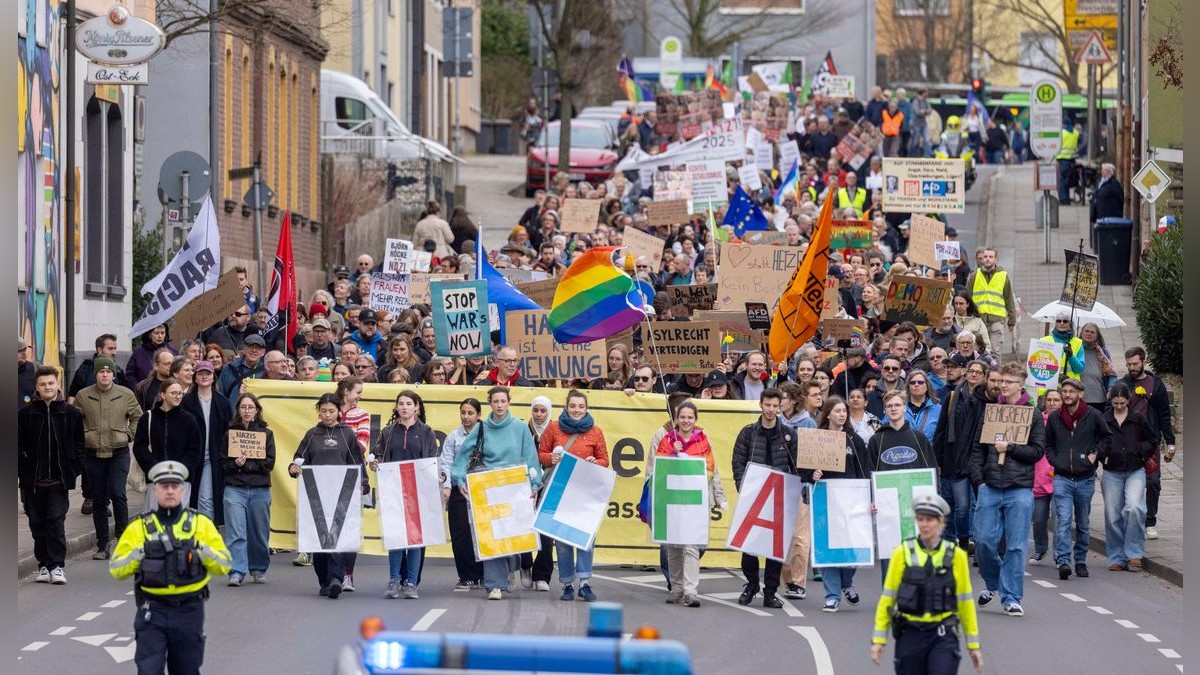 Demonstration gegen Rechts in Hattingen
