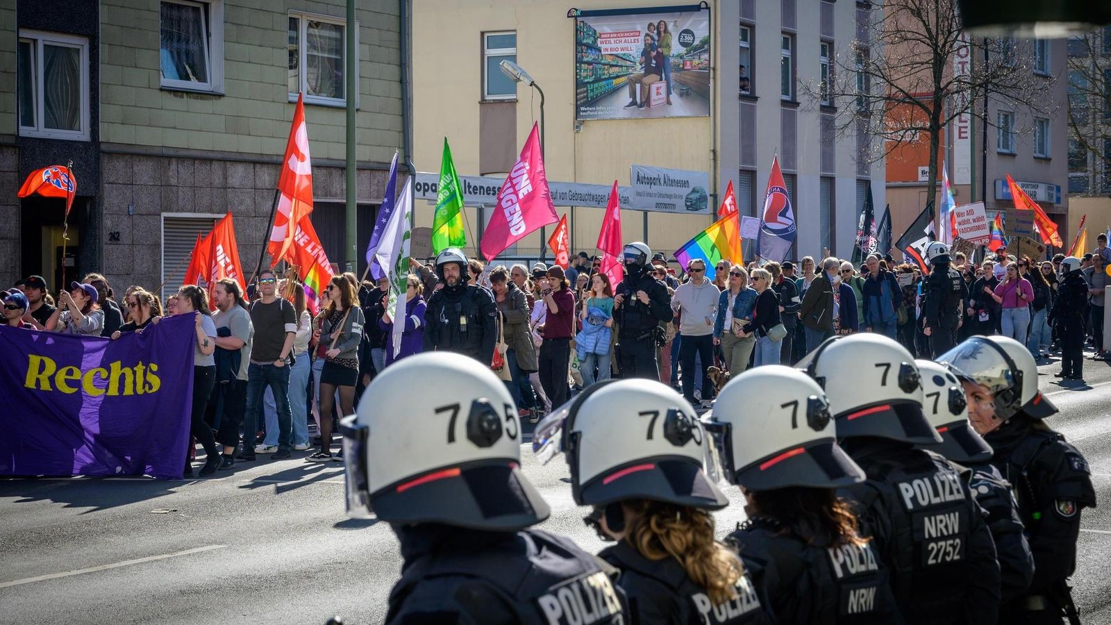 Demonstrationen gegen AfD-Kundgebung: Das sind die Fotos