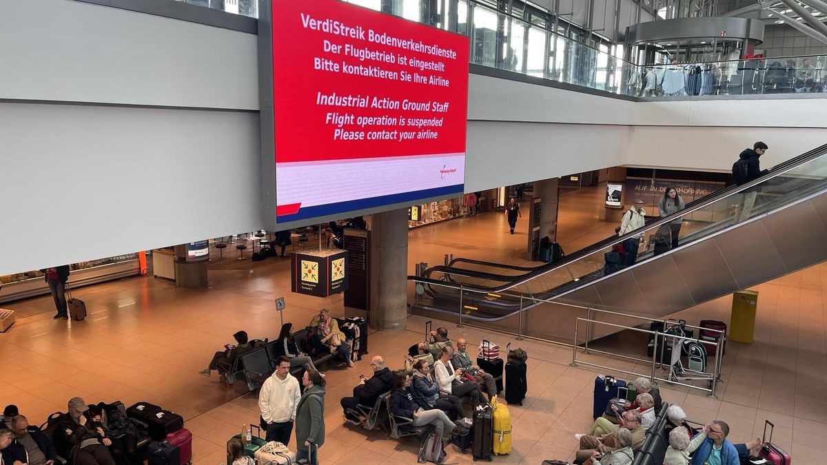 Flughafen Hamburg: „Das Allerletzte!“ So reagieren Betroffene auf den Spontan-Streik