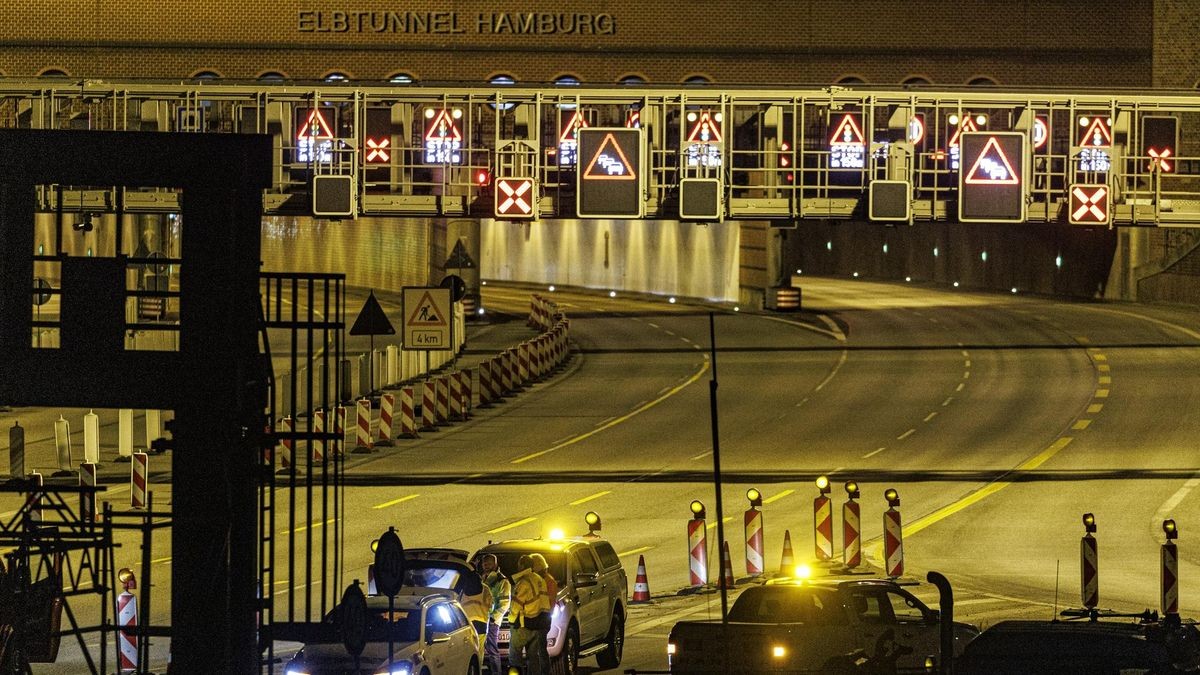 A7 in Hamburg: Elbtunnel ist nach Streik-Zoff seit Freitagmorgen wieder offen