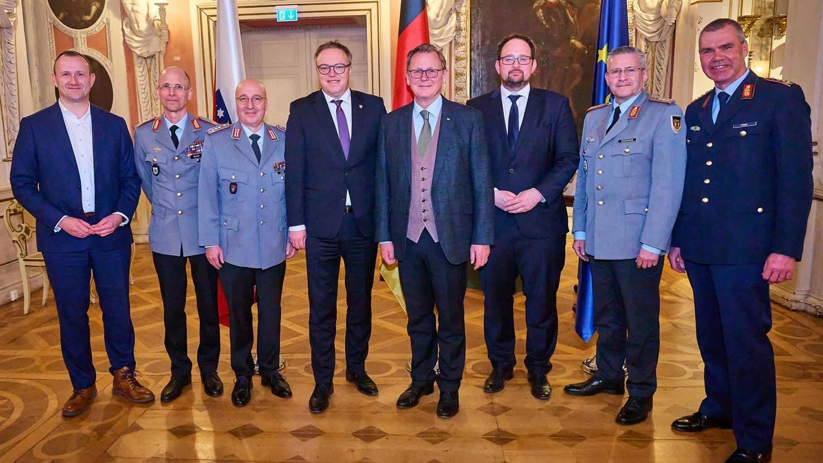 Gotha: Hohe militärische Ehren zum Abschied von Bodo Ramelow (mit Video)