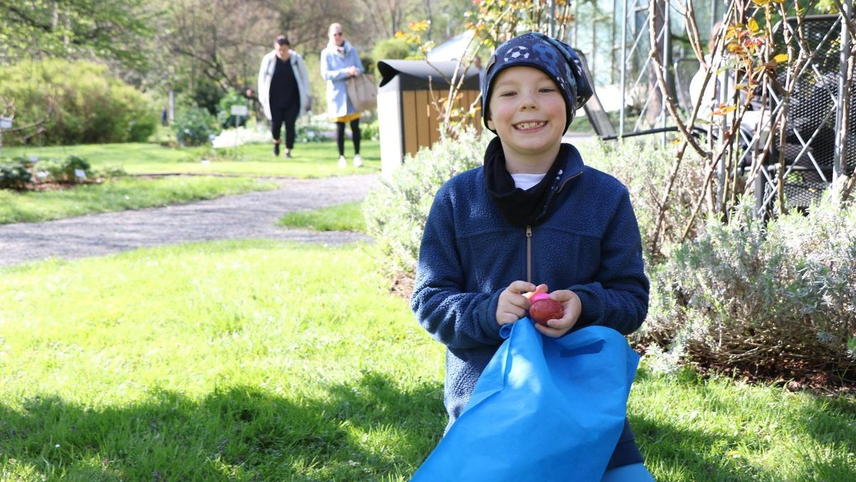 Ostereier-Suche im Botanischen Garten in Jena: Die 13 schönsten Bilder