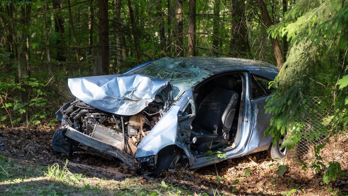 Tödlicher Verkehrsunfall bei Hildburghausen: Autofahrer kracht gegen Baum und stirbt