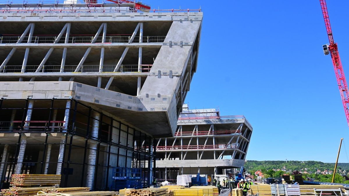 Der Rohbau steht: So sieht es im Inneren der Zeiss-Baustelle aus (mit Video)