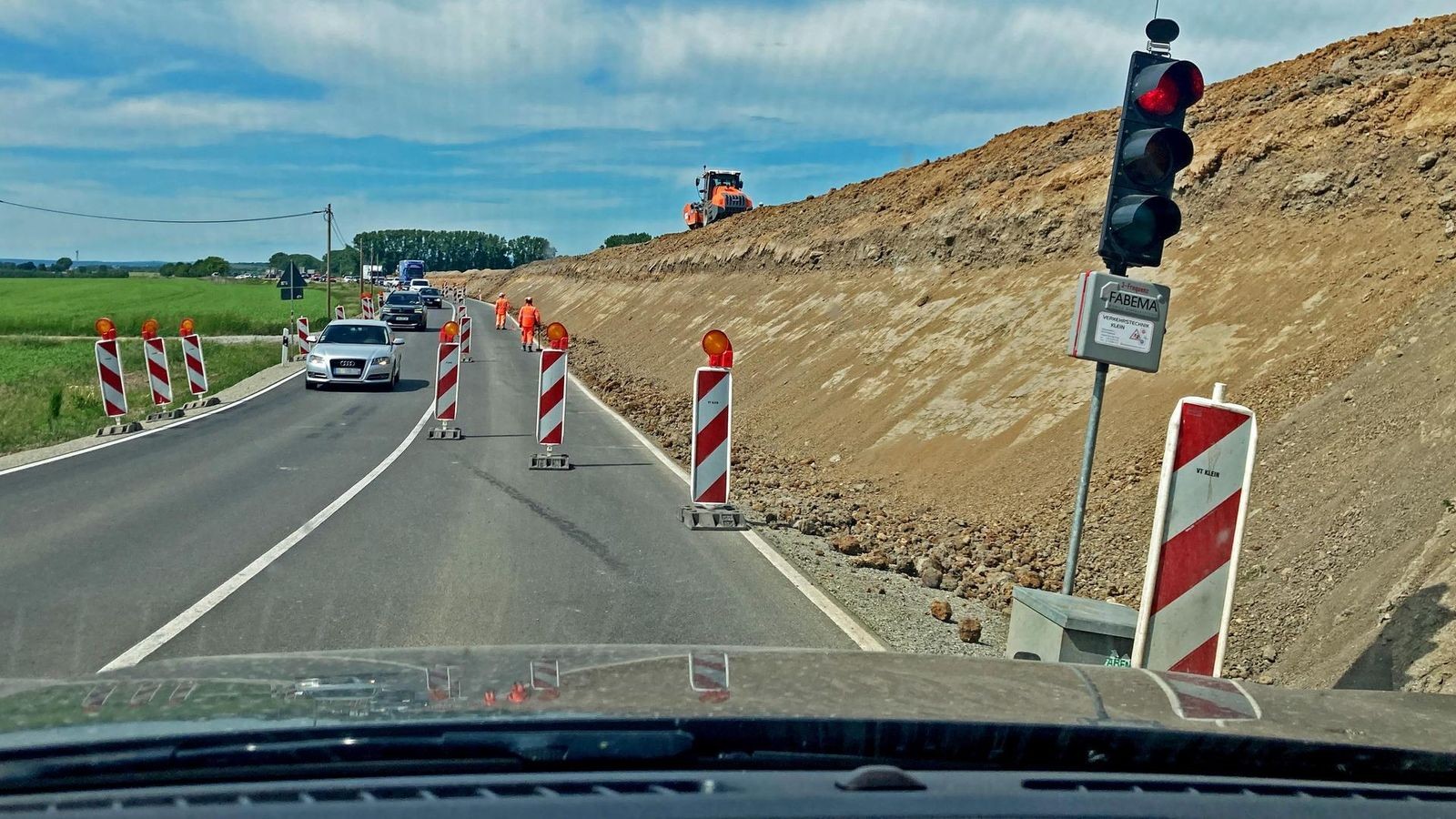 Unstrut-Hainich-Kreis: Stau und Baustellen auf B247