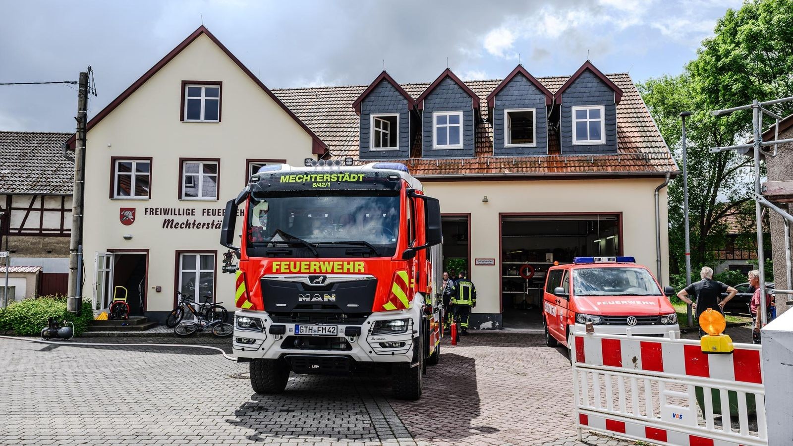 Kreis Gotha: „Riesenglück im Unglück“ bei Brand im Feuerwehrgerätehaus
