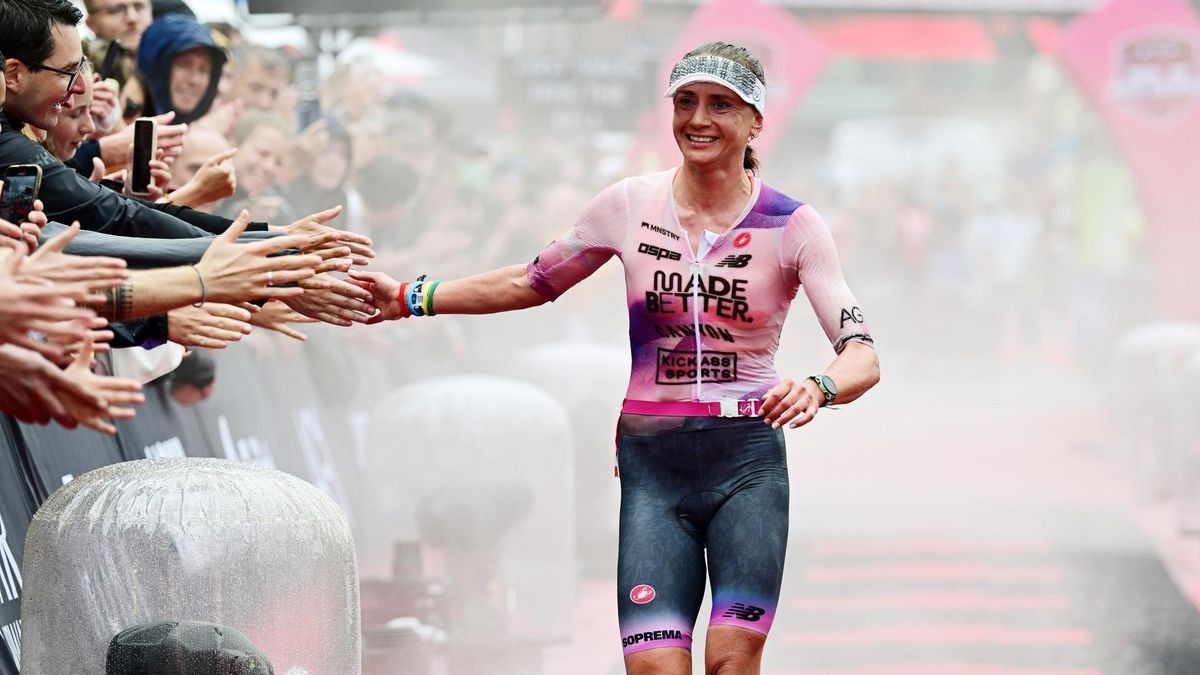 Donnerwetter, Schmerzen und Rekord: Laura Philipp ist neue Ironwoman in ...