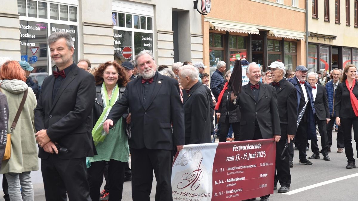 900-Jahrfeier: Die schönsten Bilder vom Festumzug in Sondershausen