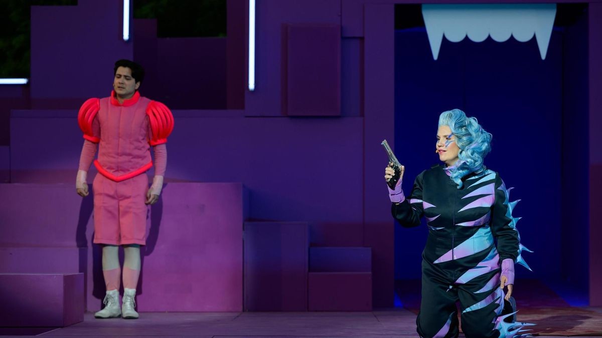 „Zauberflöte“ in Weimar: Auf die Bühne durch Super-Mario-Rohre