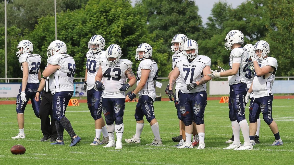 Die Blue Wings Wolfsburg sind perfekt eingestellt