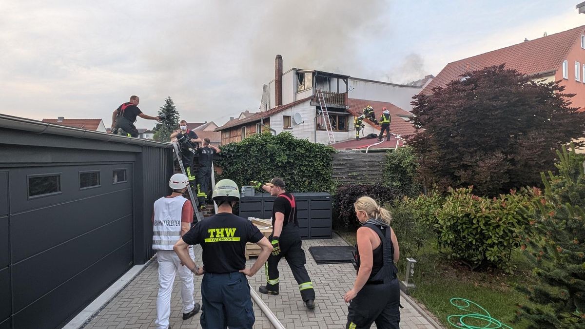 100.000 Euro Schaden: 13 Verletzte bei Brand in Eisenach