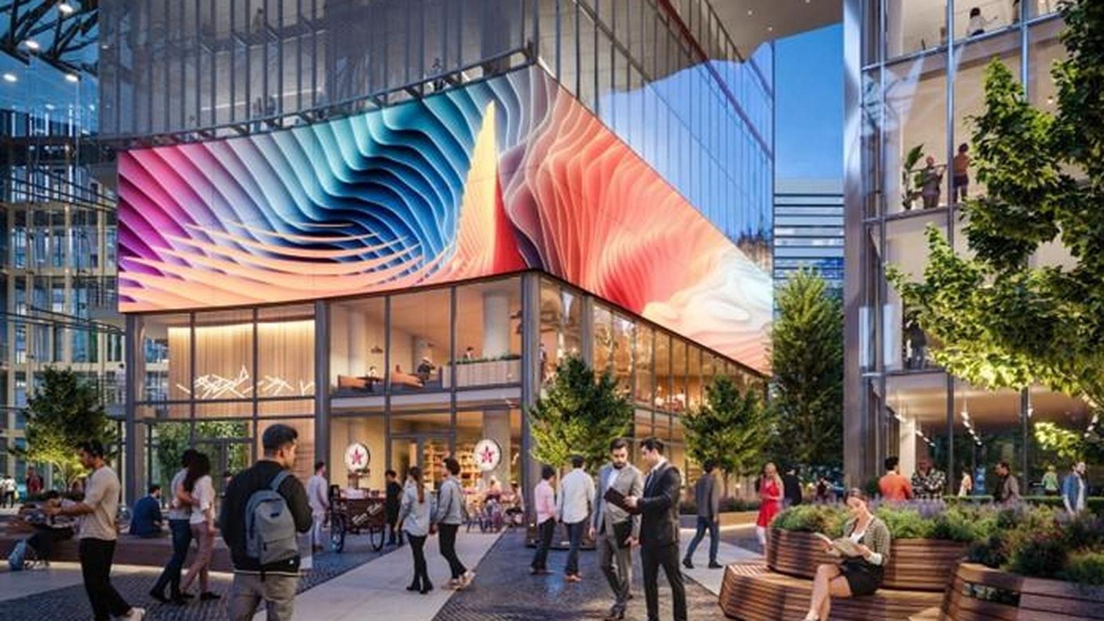 Potsdamer Platz in Berlin-Mitte: Ist diese Riesen-Werbung sexy oder nur ...