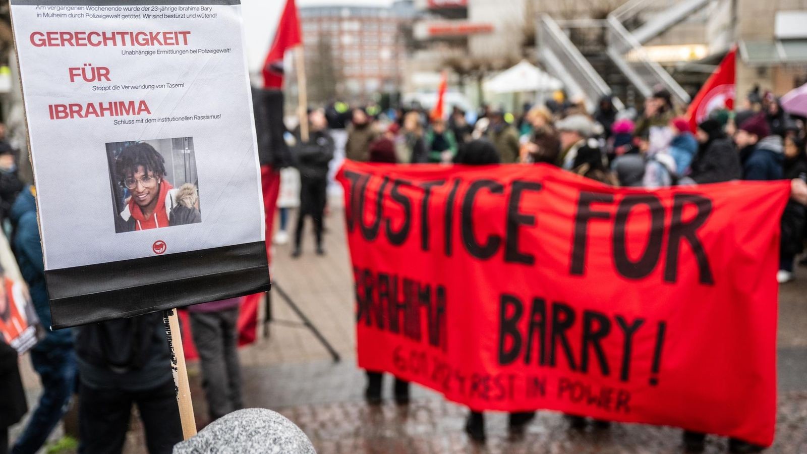 Fall Ibrahima Barry: Solidaritätskreis demonstriert in Mülheim