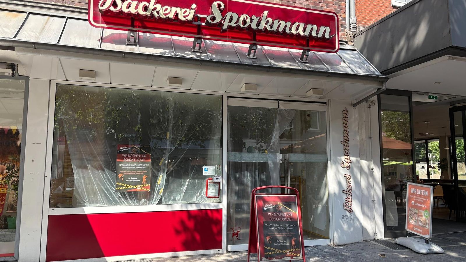 Bäckerei Sporkmann: Filiale in Gladbeck wegen Umbaus geschlossen