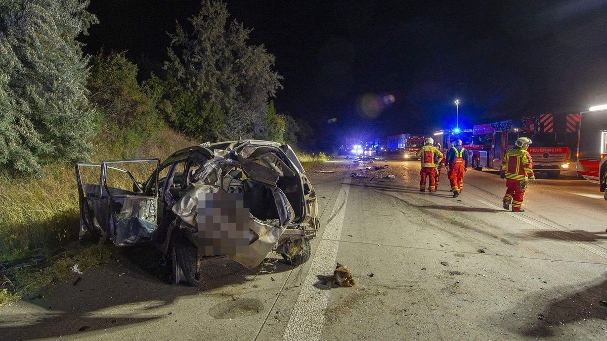 Drei Verletzte bei schwerem Unfall auf der A4 bei Erfurt (mit Video)