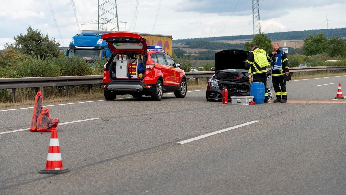 Eine Tote durch verhängnisvolle Kettenreaktion bei Unfall auf A4 im Weimarer Land