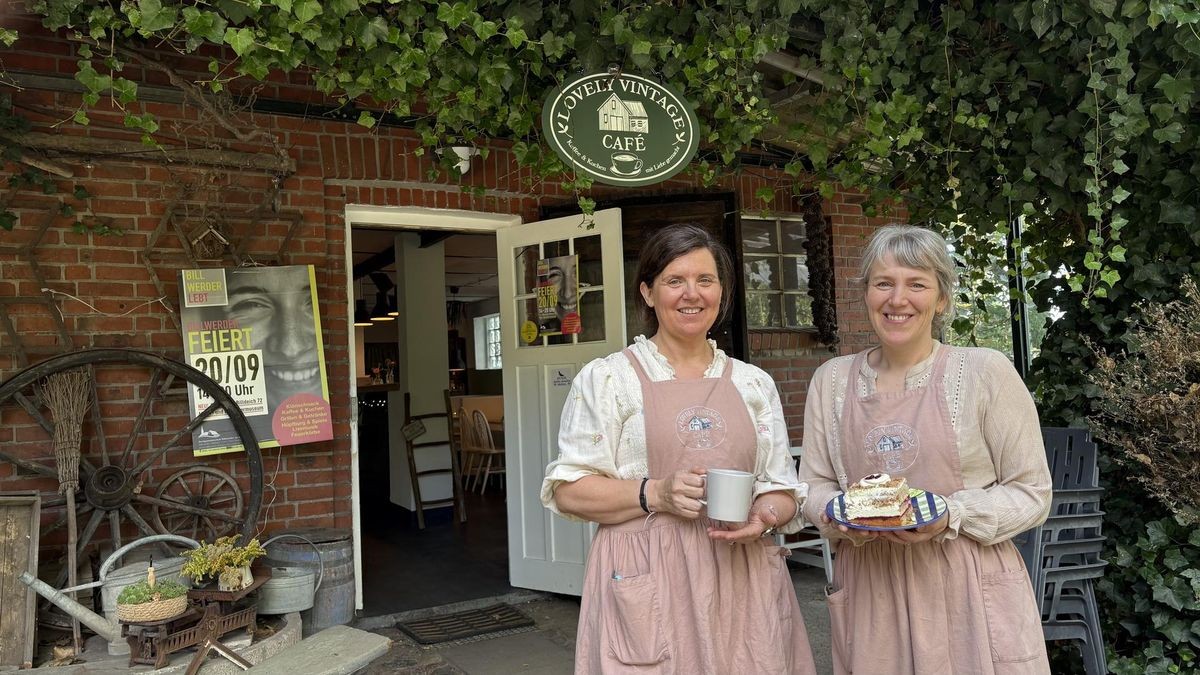 Hofcafé Hamburg: Was am Lovely Vintage Café am Deich so liebenswert ist