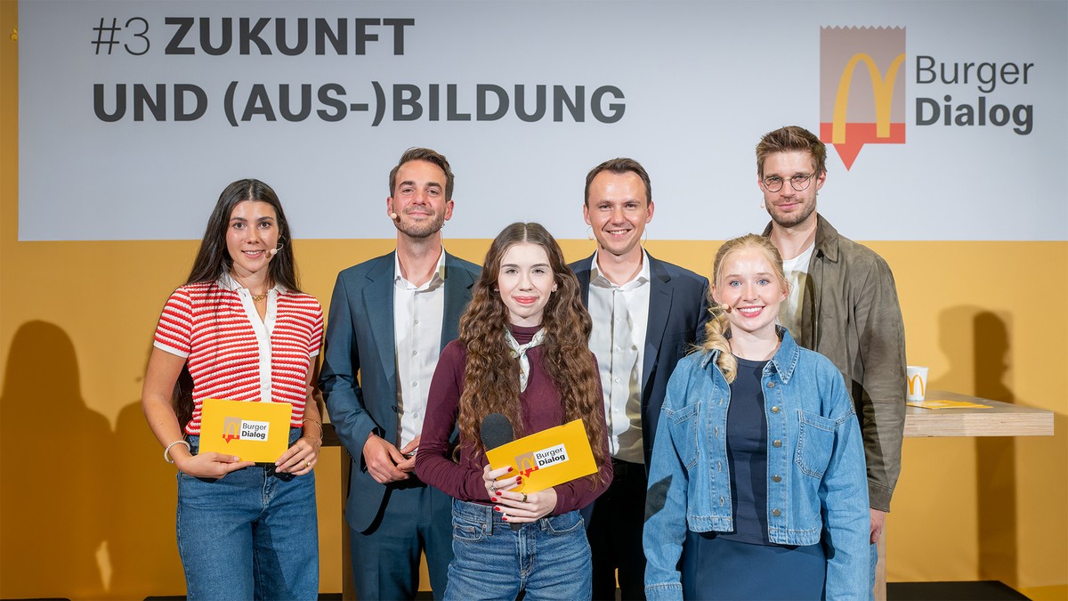 McDonald's Burger Dialog: Gen Z fordert Perspektiven bei der Bildung ...