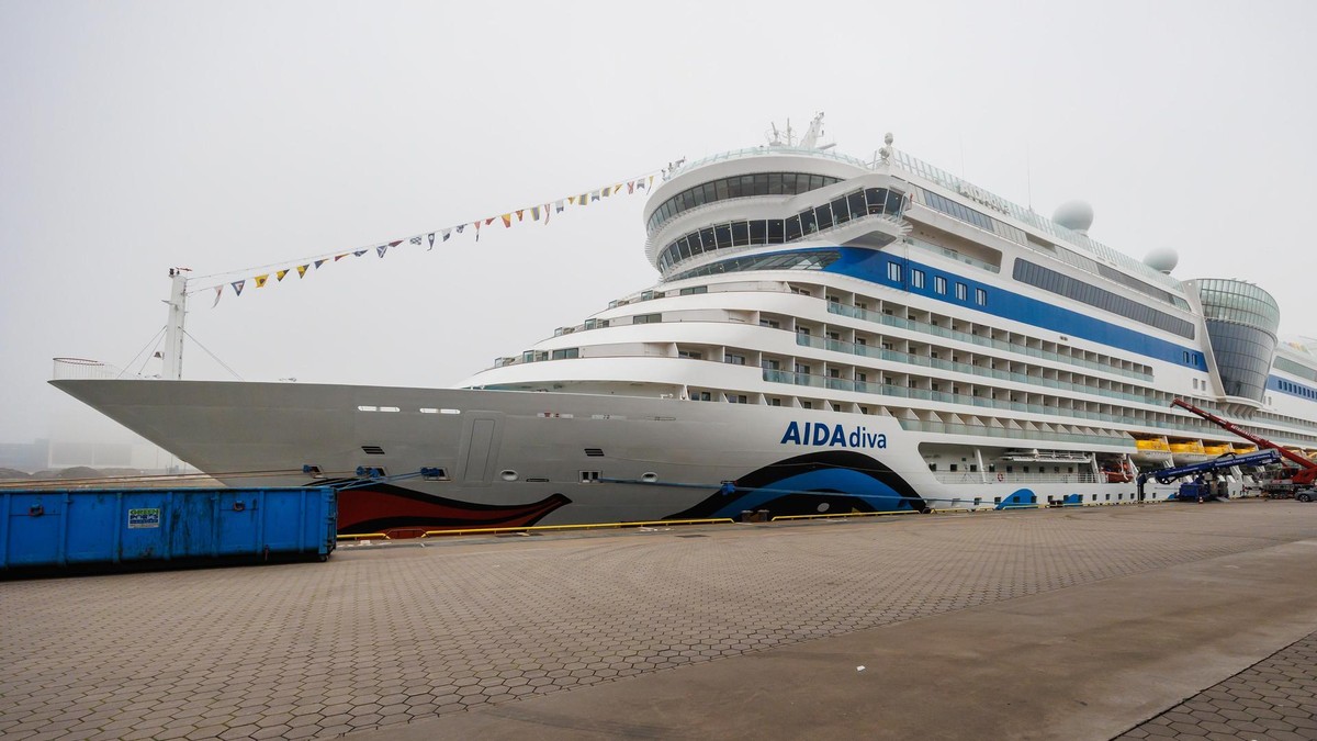 „AIDAdiva“ startet Weltreise: Kreuzfahrt der Superlative ab Hamburg