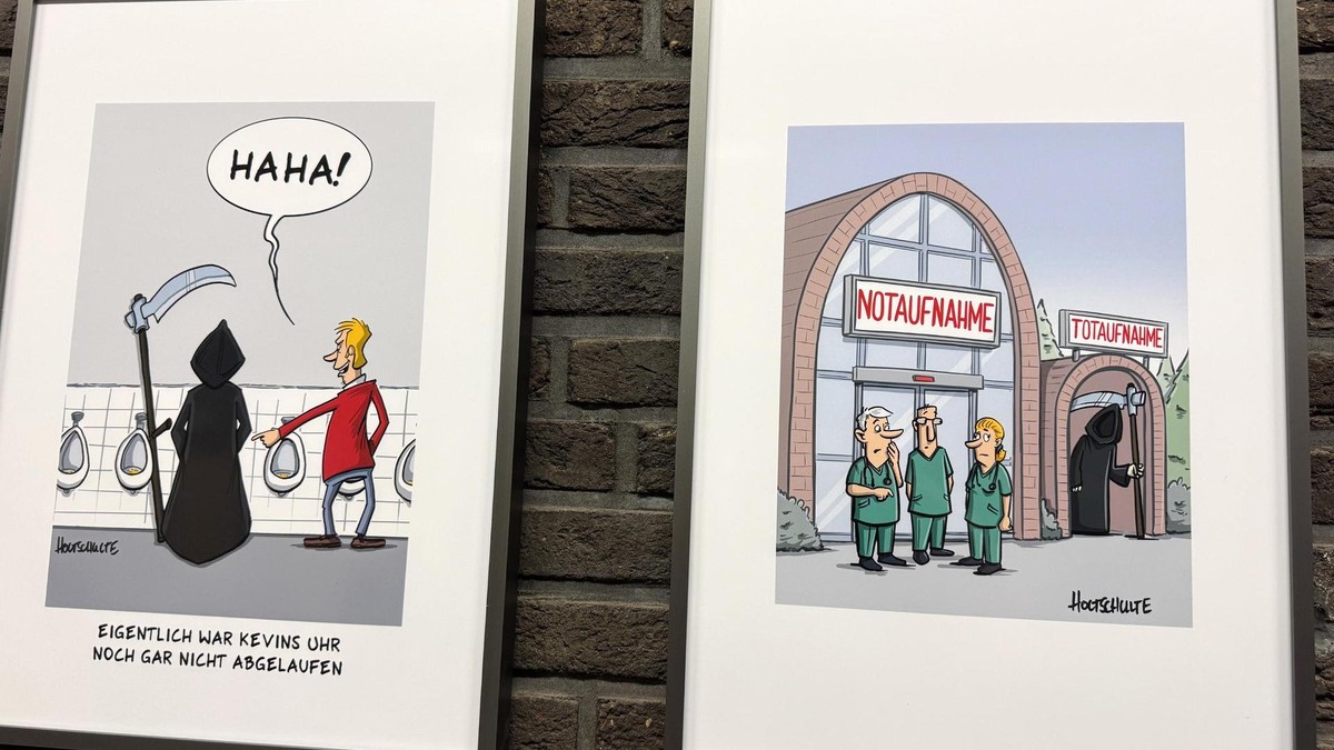 Nie war der Tod so lustig: VHS-Galerie Herne zeigt bis 16. Januar ...