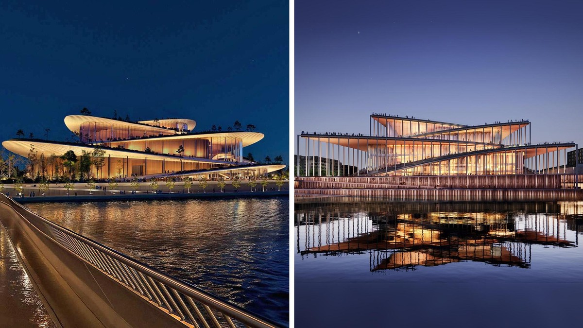 Neue Oper in Hamburg ähnelt Prager Konzerthaus: Architektonische ...