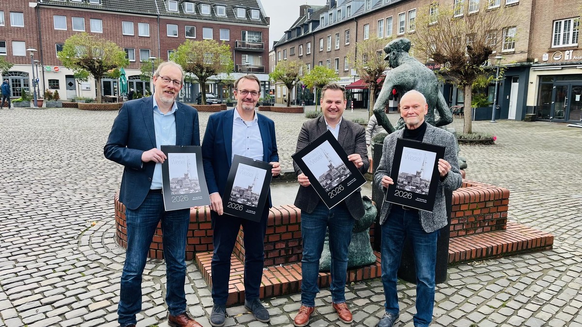 Als Udo Lindenberg nach Wesel kam: Stadtarchiv gibt erstmals Kalender ...