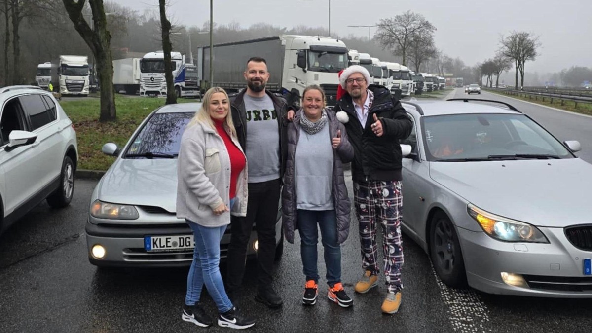 Weihnachten auf der A3 verbringen? Emmericher Lkw-Fahrer zeigt Herz für ...