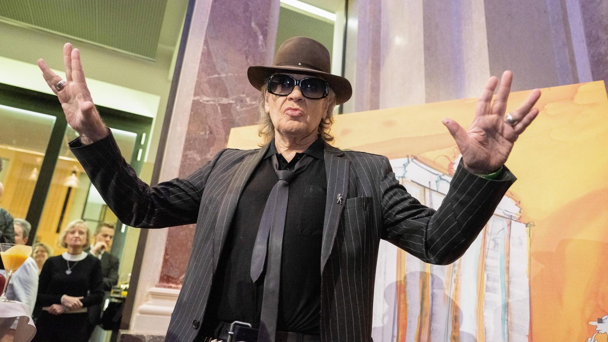 Udo Lindenberg am Hamburger Ballindamm – warum er bei Hapag-Lloyd rumhängt