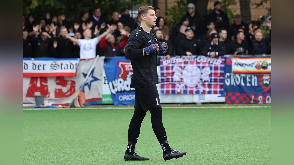 Starker Rückhalt: Reeser Jonas Holzum ist beim KFC Uerdingen die Nummer ...