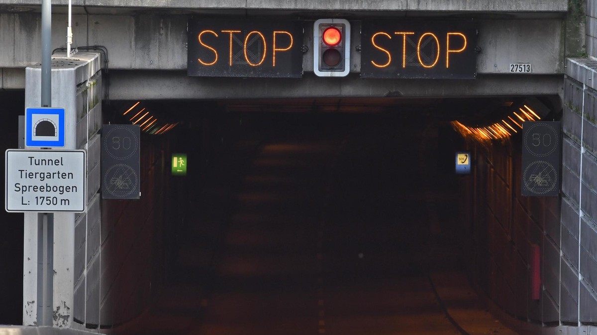 Berlin: Tiergartentunnel wird bis Freitag gesperrt – jeweils nachts