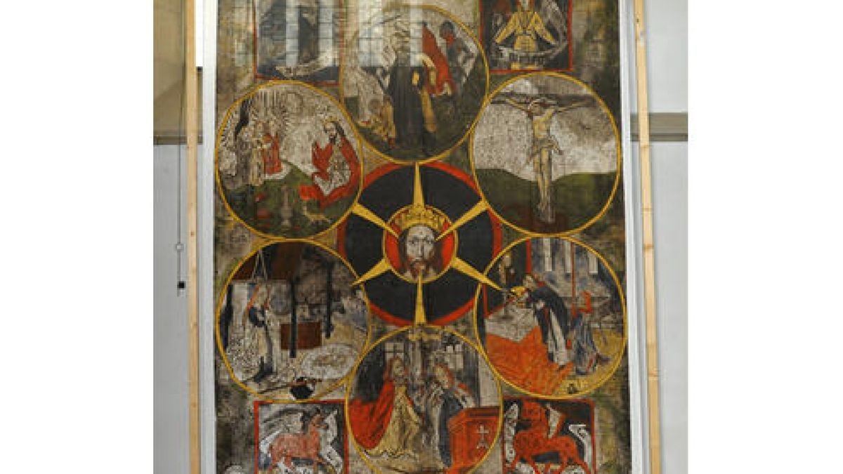 Misereor-Hungertücher in der Recklinghäuser Propsteikirche St. Peter