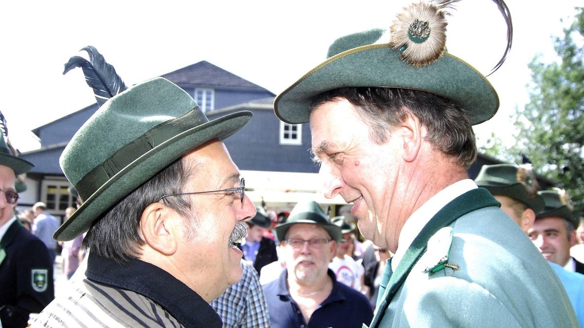 Schützenkönig Franz-Josef Rummel