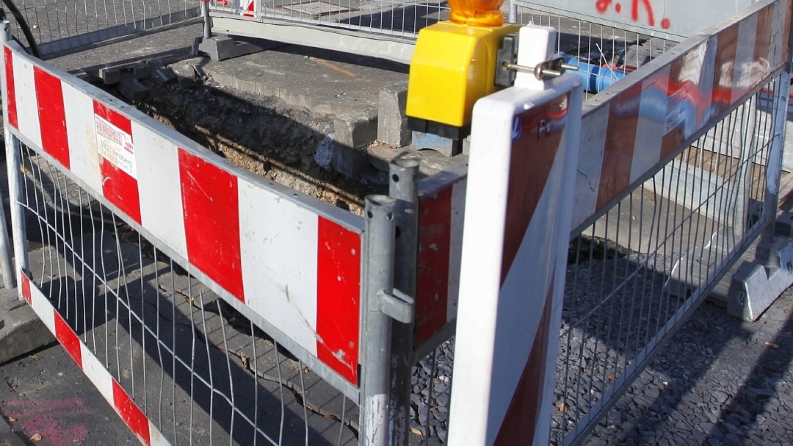 „Absperrung mit Baken ist ausreichend“