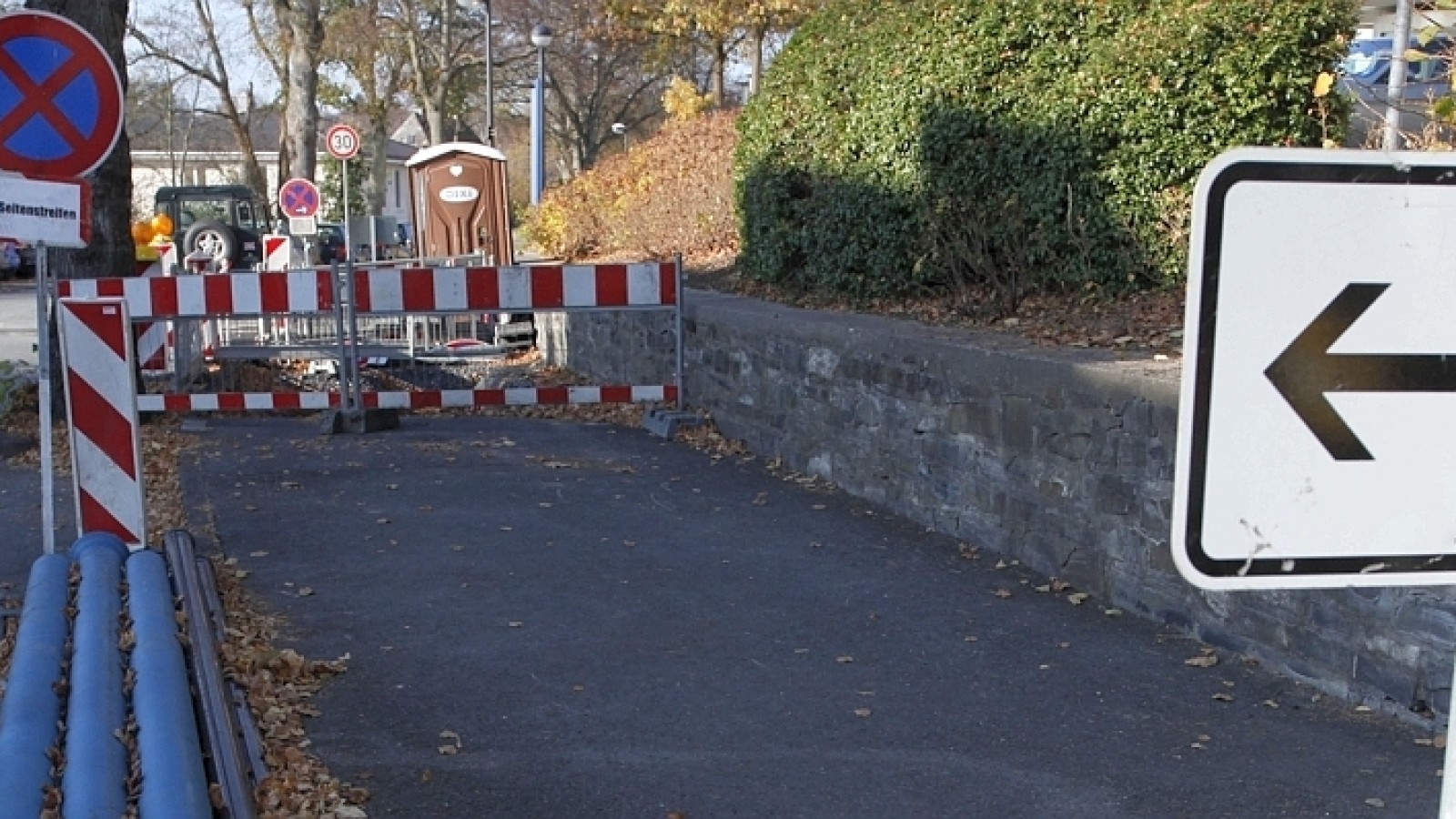 „Absperrung mit Baken ist ausreichend“