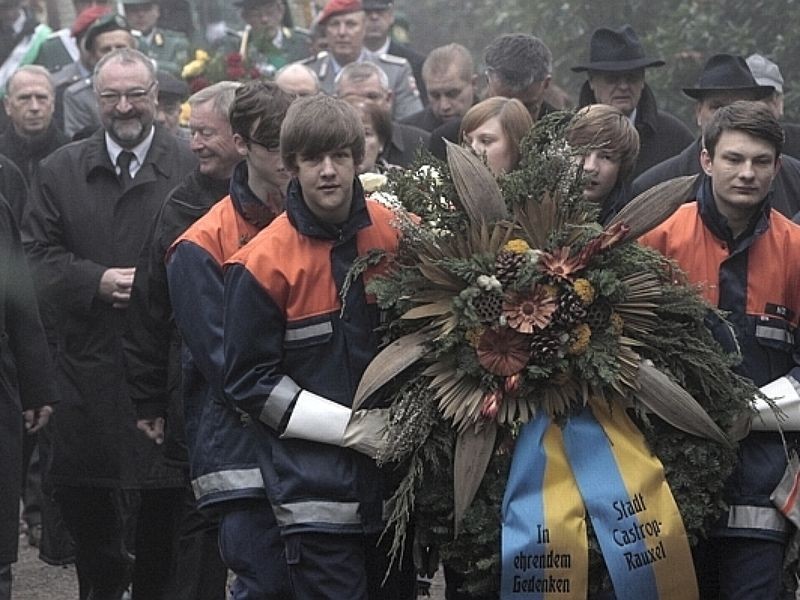 Der Opfer von Krieg und Gewaltherrschaft gedacht