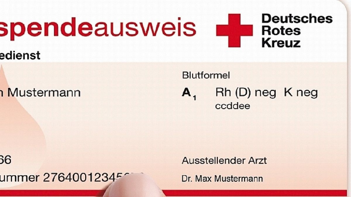 Neuer Ausweis für DRK-Blutspender