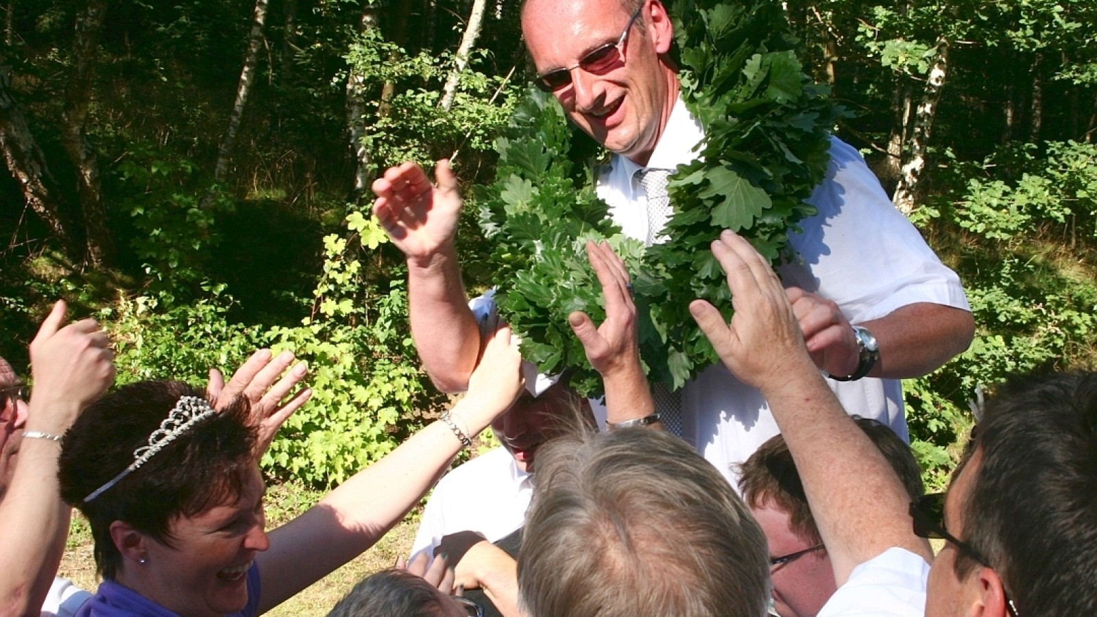 Schützen feiern neuen König Ingo Wolff