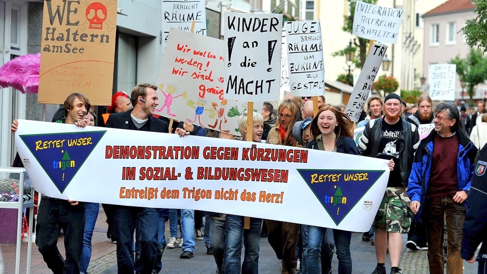 Kleiner Protest der Kleinen