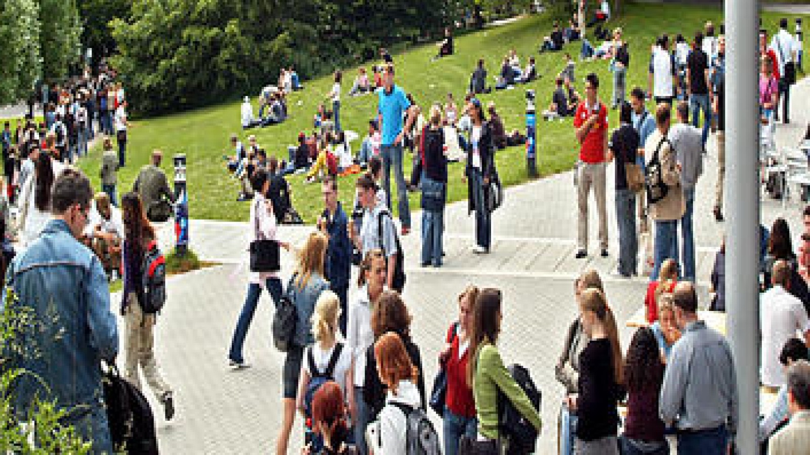 RUB-Campus schimmert grün