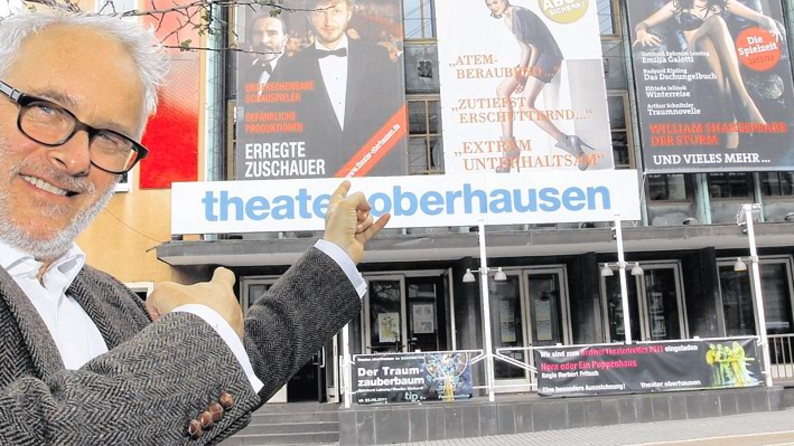 Mit Herbert Fritsch auf City-Tour