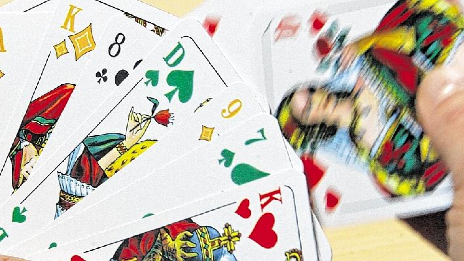 Beim Skat alle Trümpfe in der Hand