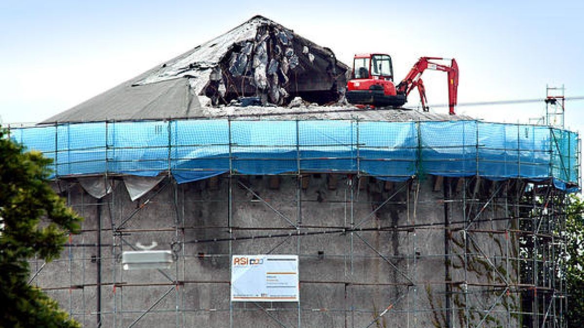 Der Bagger baggert schon