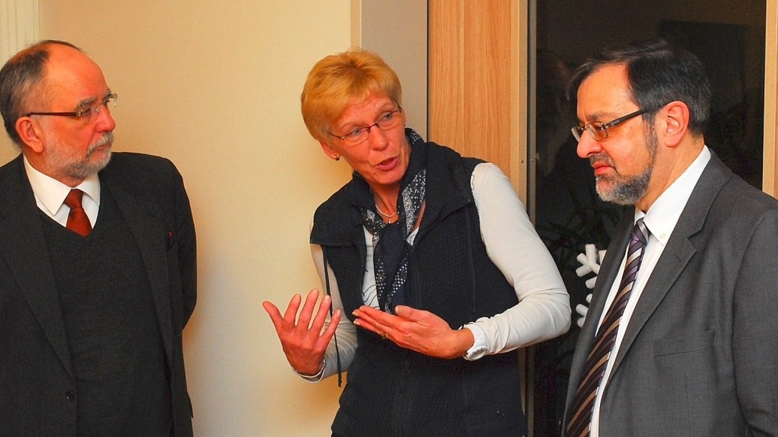 Besuch im Diakoniezentrum für Michael Scheffler eine Premiere