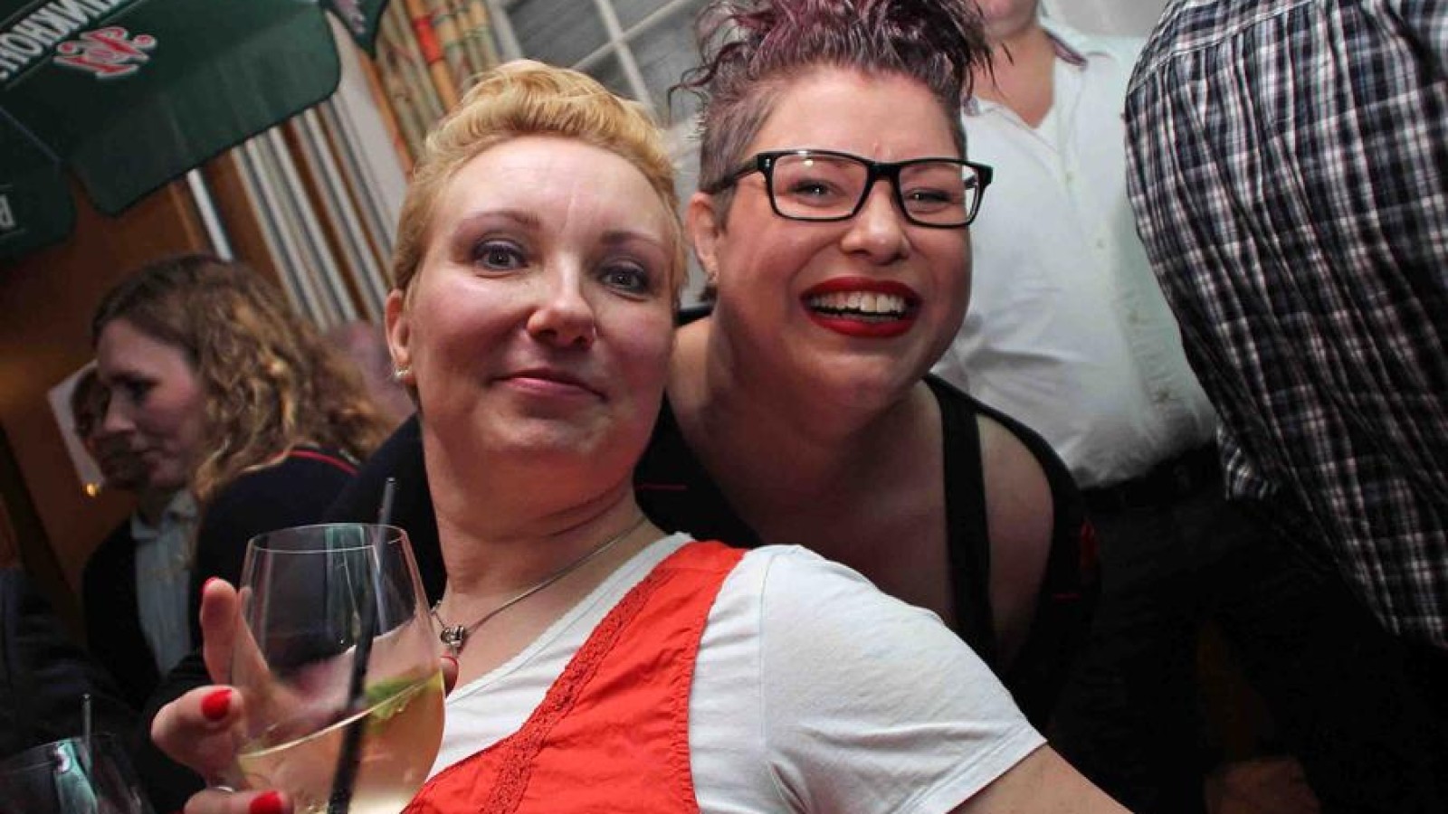 So war die Stimmung bei der Winter-Ade-Party