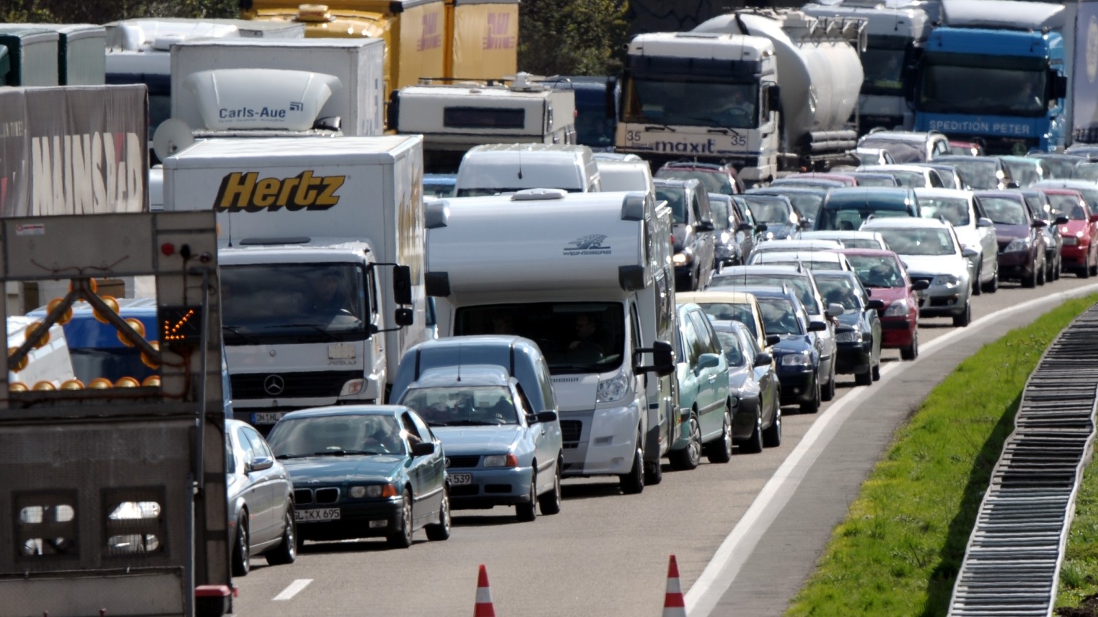 A1 war nach schwerem Unfall bei Hagen komplett gesperrt