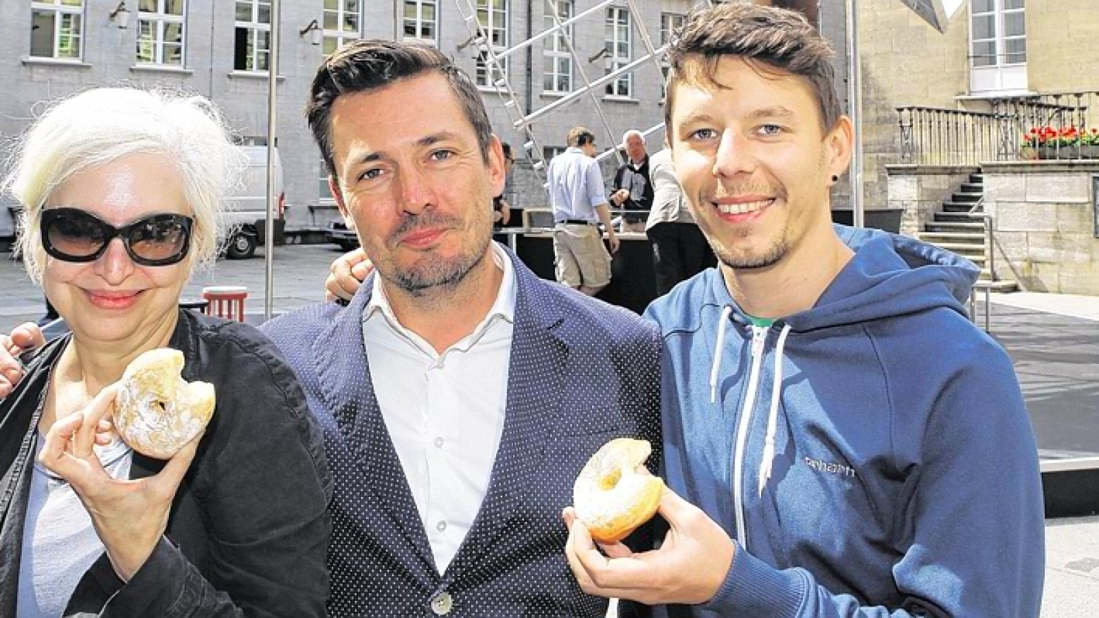 Donut-Shop im Rathaushof
