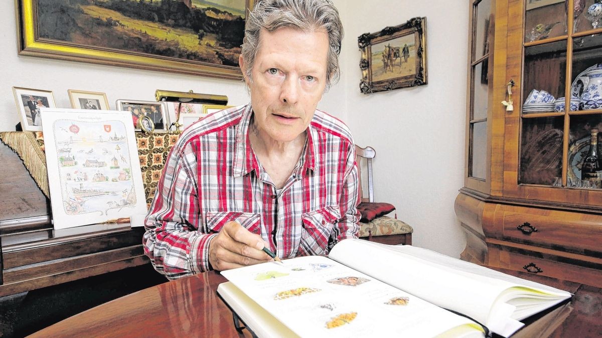 Hans-Dieter Wortmann ist passionierter Zeichner